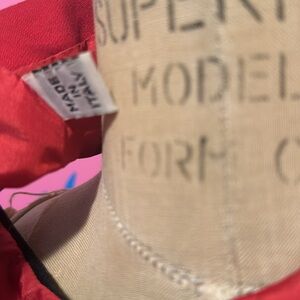 Jackets & Coats | Moschino Red Wool Question Mark Vest | Poshmark